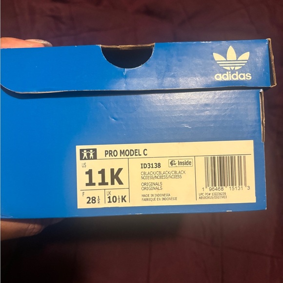 adidas | Shoes | Adidas Pro Model C Sneakers Box In Blue And Black ...
